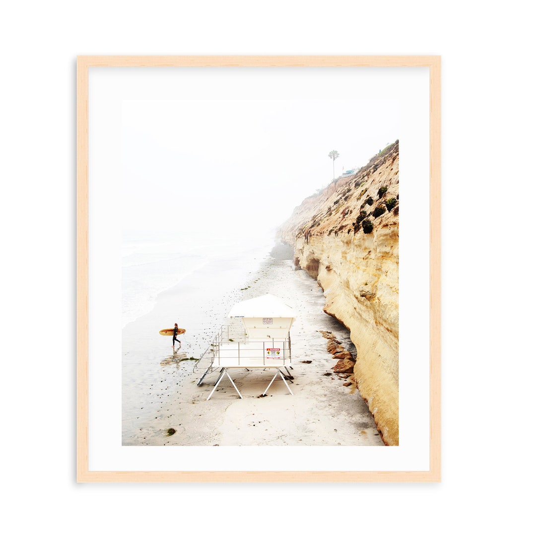 Stone Steps Beach Art, Encinitas Beach Print, San Diego, Surf Decor ...