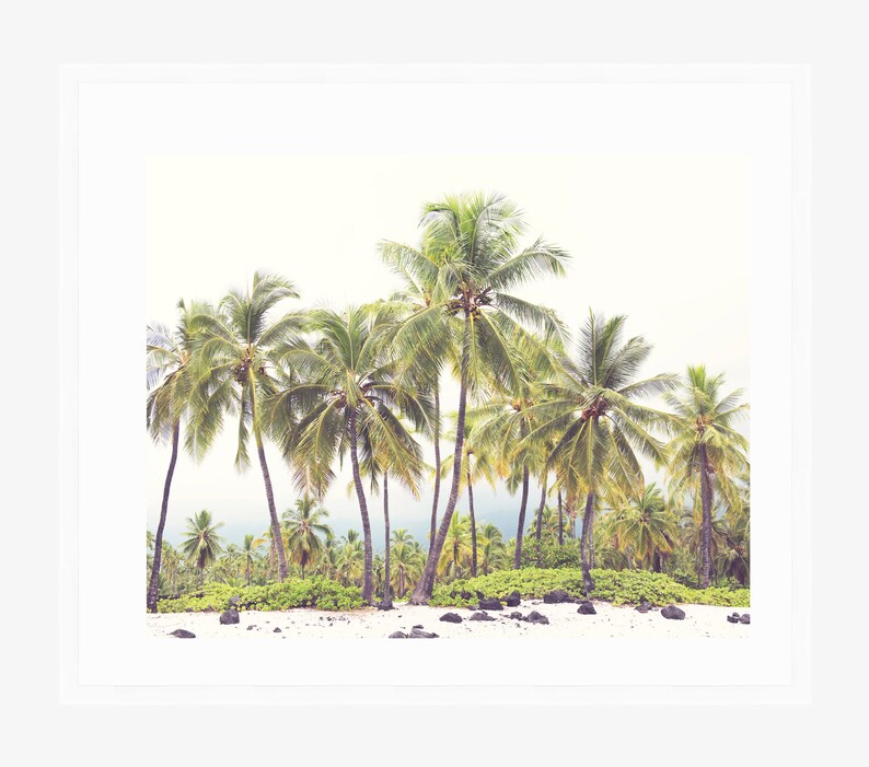 Beach Wall Art Beach Prints Palm Tree Wall Art Tropical - Etsy