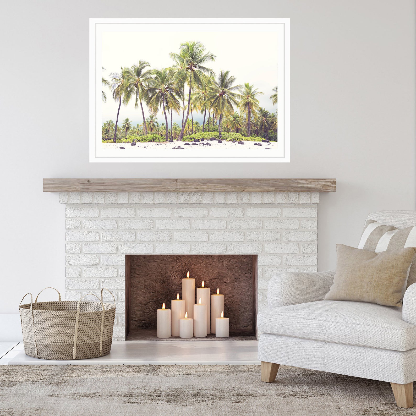 Beach Wall Art Beach Prints Palm Tree Wall Art Tropical - Etsy