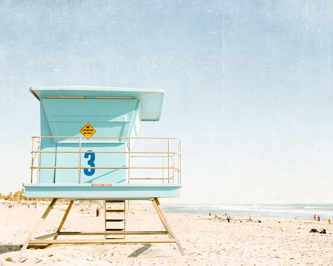 Beach Print, Colorful Beach Art, Beach Nursery, Kids Beach Room ...