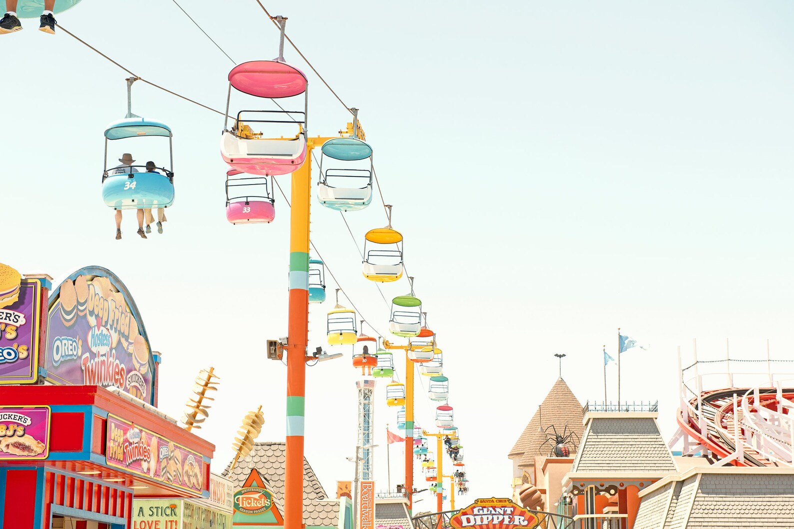 Santa Cruz Print Colorful Kids Wall Art California Decor - Etsy