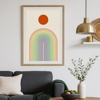 Rainbow Subtle Pride Art Print | Digital Download Poster | Wall Art ...