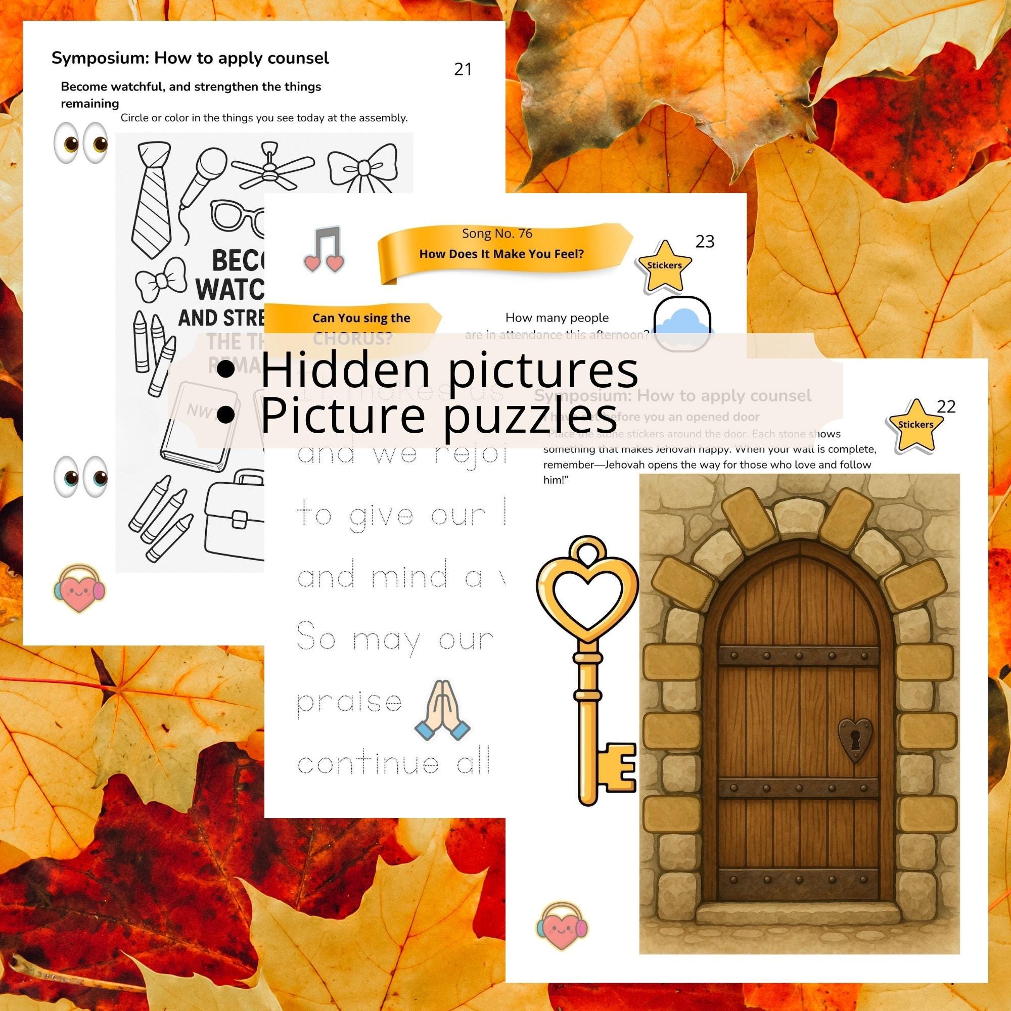 Printable JW Assembly Kids Workbook With Branch Representative 2025 ...