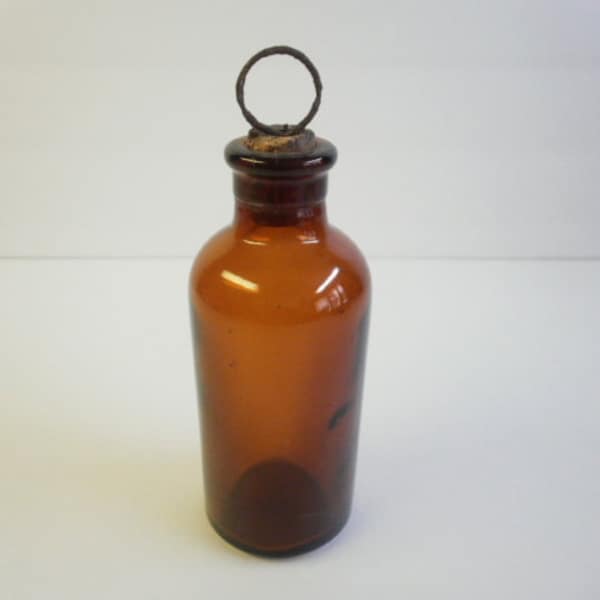 Antique Brown Glass Bottles - Etsy