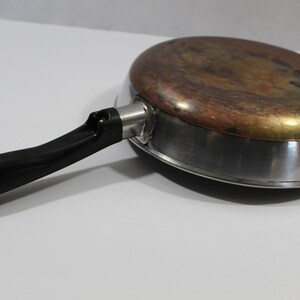 1950s Sears Maid of Honor Frying Pan 9.5", Copper Bottom, Stainless ...