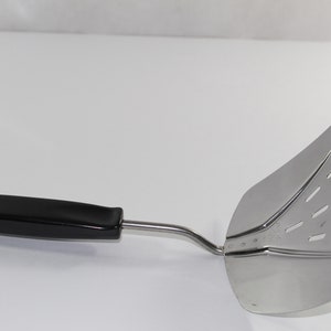 Foley Stainless Steel Wide Slotted Turner Lifter Curved Spatula MPLS - Etsy