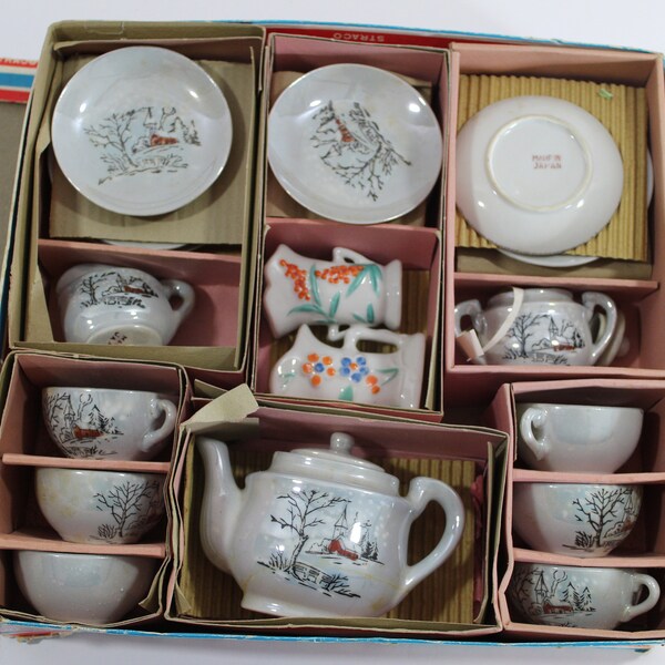 Toy Tea Set - Etsy