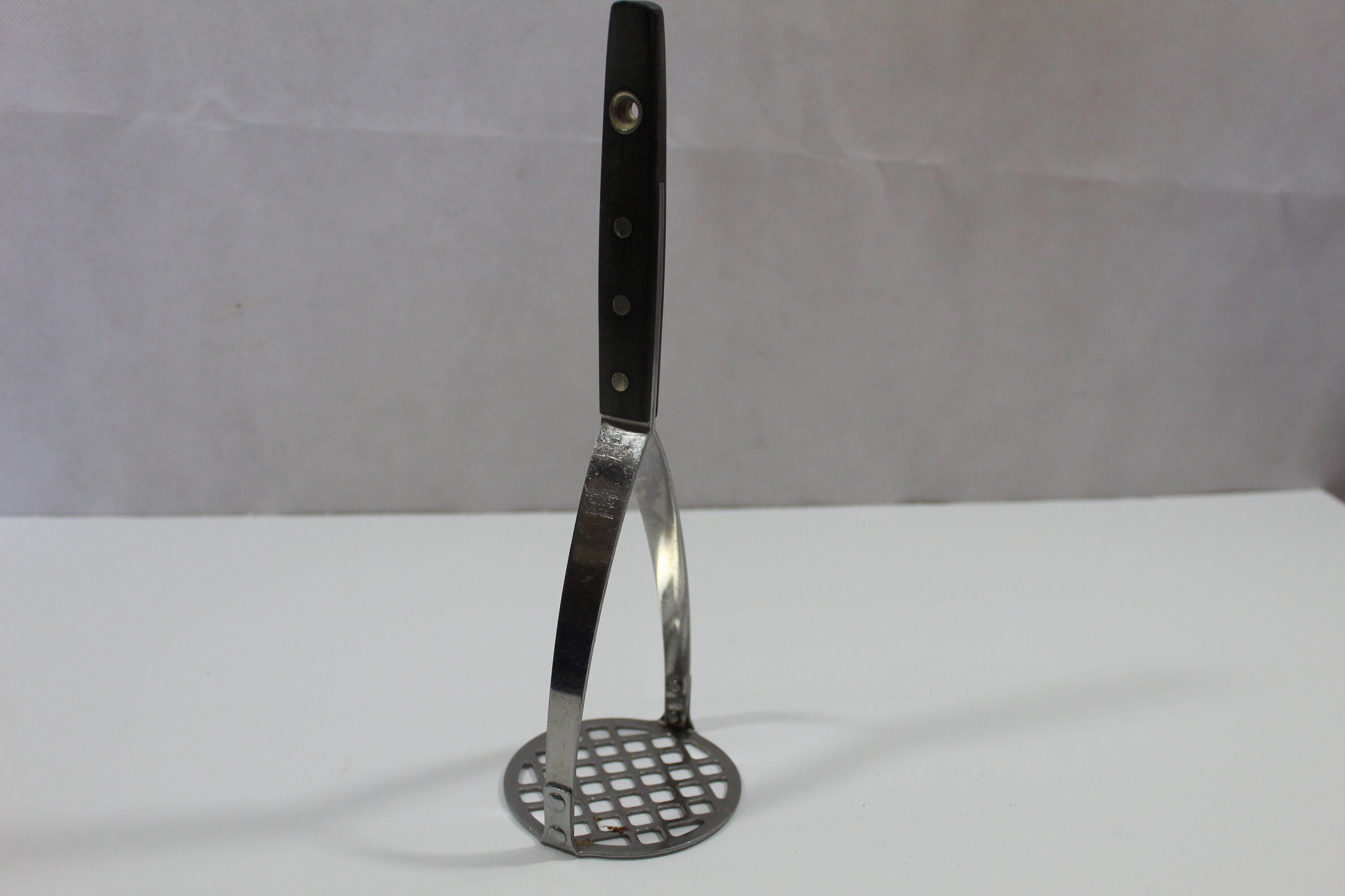 1950s Sears Maid of Honor Round Potato Masher, Stainless Steel With ...