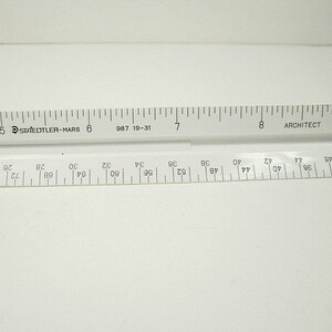 Vintage Staedtler-mars Three Sided Architect Ruler Made in Japan - Etsy