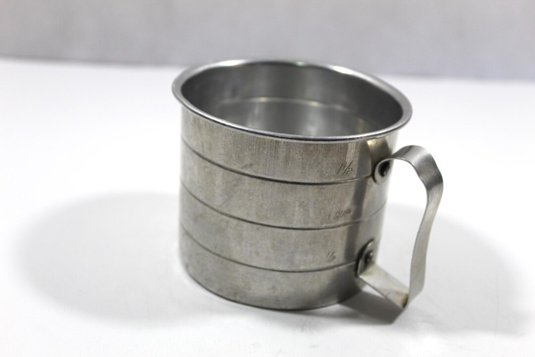 Vintage Handled Measuring Cup, Aluminum 2 Cup 16 Ounces - Etsy