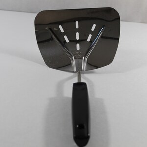 Foley Stainless Steel Wide Slotted Turner Lifter Curved Spatula MPLS - Etsy