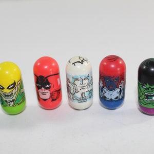 2003 Marvel Mighty Beanz, Set of 6 Collectible Toys, Marvel Hulk, Ice ...