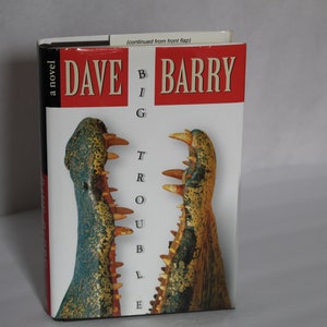 1999 Dave Barry Big Trouble Hard Cover Book With Dust Jacket - Etsy
