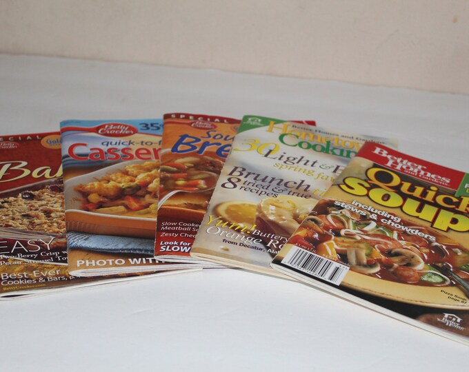 Five Betty Crocker Better Homes and Garden Cookbooks, Spring Light ...