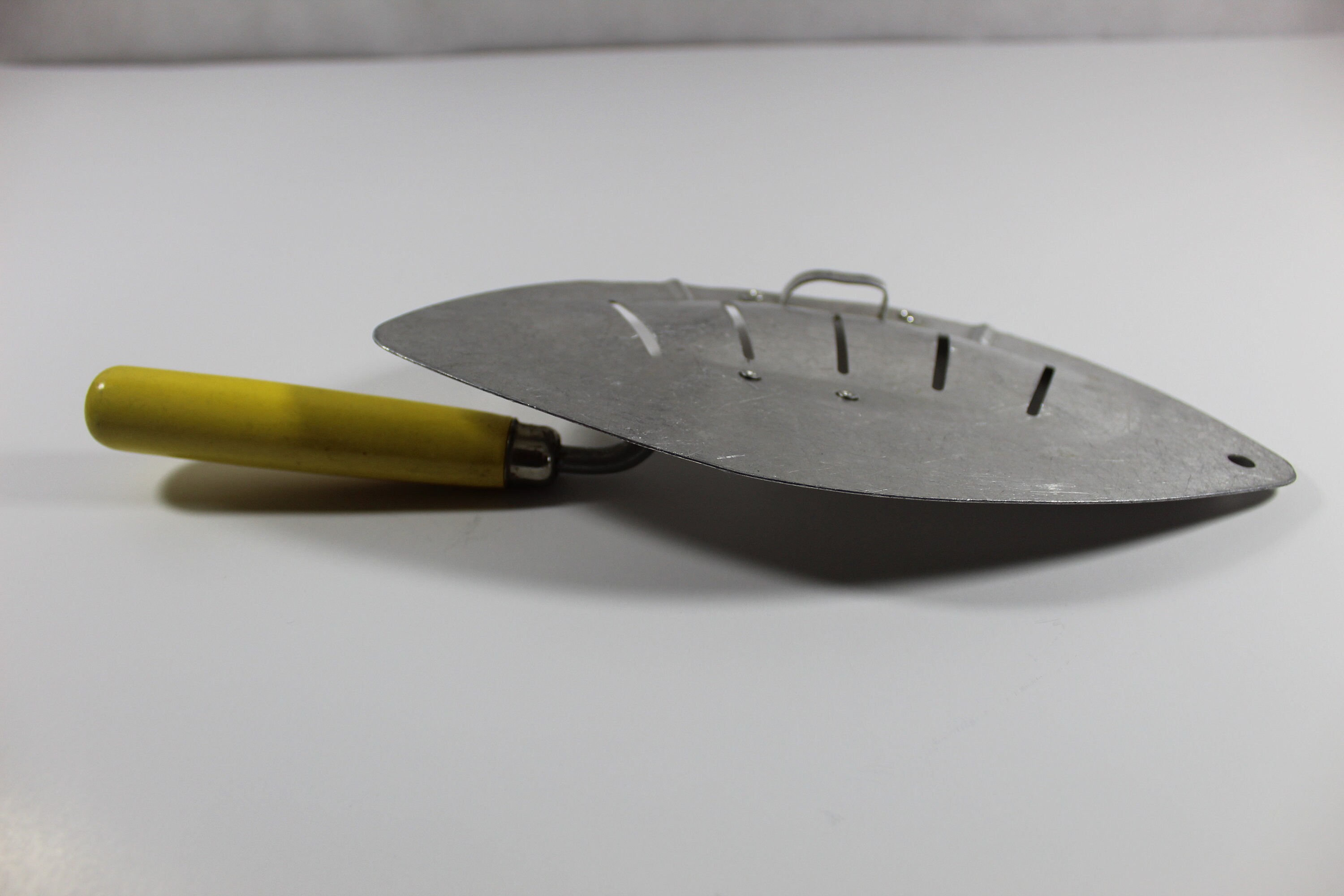 1950s Foley Pot Strainer, Kettle Drain, Wood Handle, Primitive Yellow ...