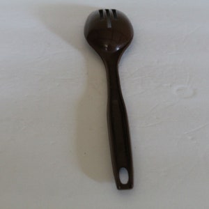 Foley Brown Nylon Slotted Spoon, Vintage Foley - Etsy