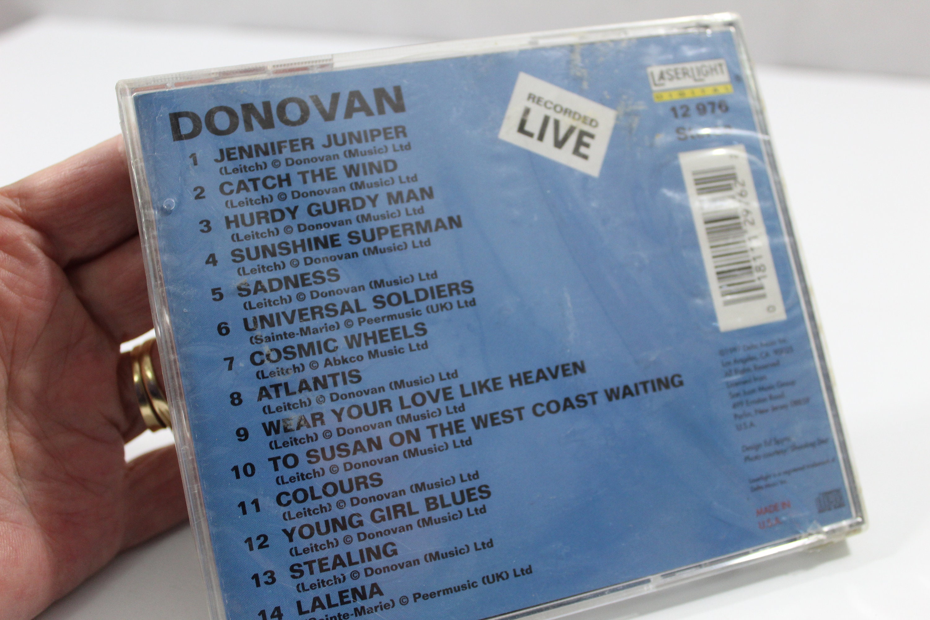 1997 Donovan Greatest Hits Acoustic Live CD New in Package - Etsy