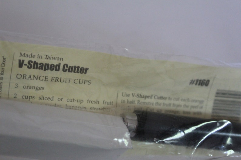 Vintage the Pampered Chef V-shaped Cutter 1160 Kitchen Tool, 1998 NOS ...