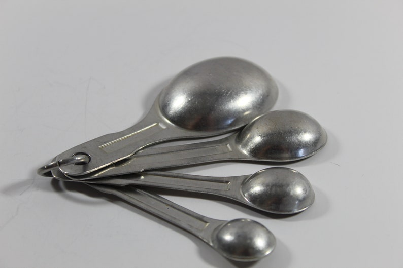 Aluminum Measuring Spoons, Set of 4 Sizes, Baking Accessories, Cooking ...