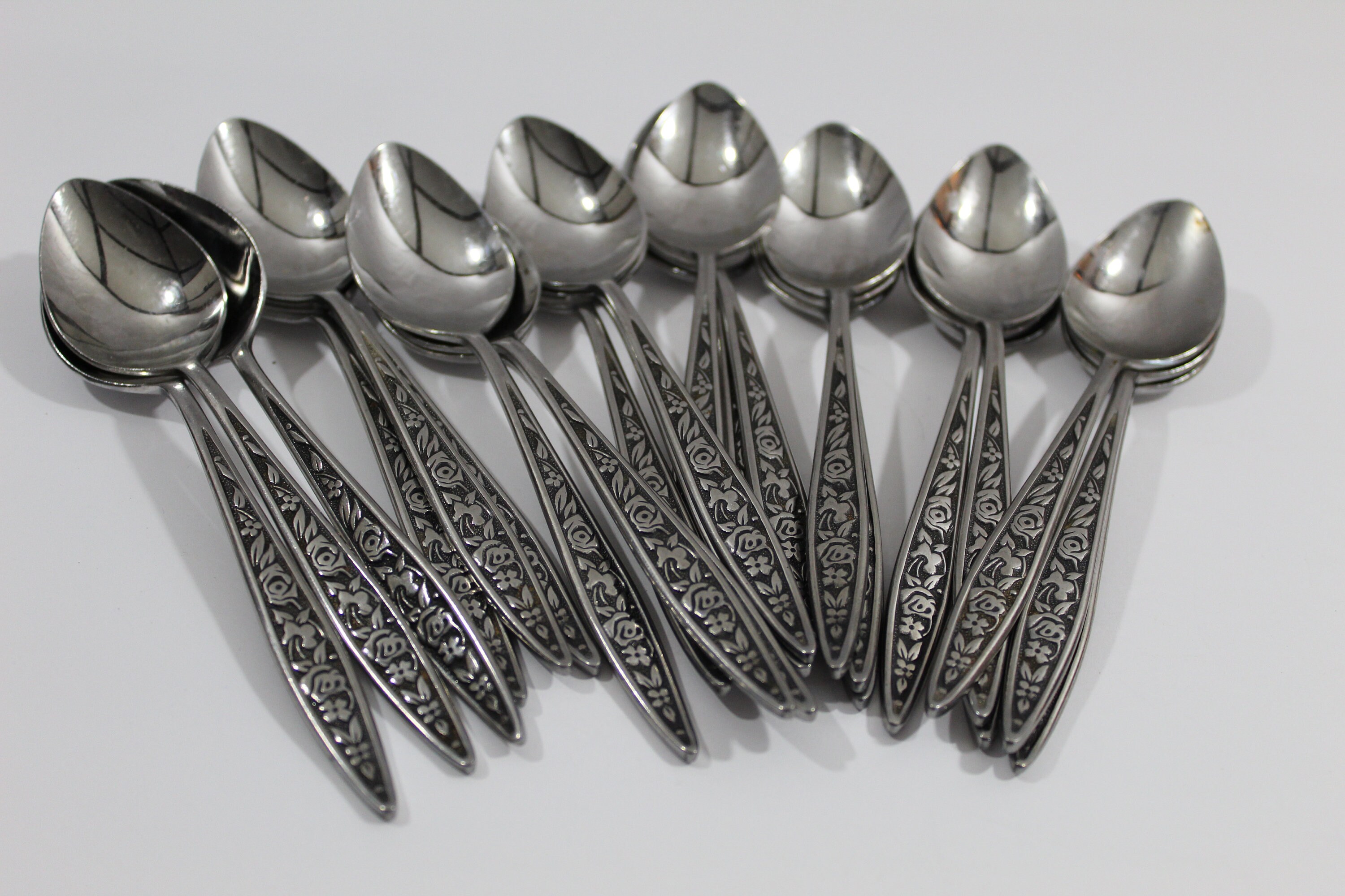 24 Vintage Ekco Eterna Santiago Teaspoons, Discontinued Pattern - Etsy