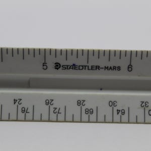 Vintage Staedtler-mars Three Sided Architect Ruler Made in Japan - Etsy