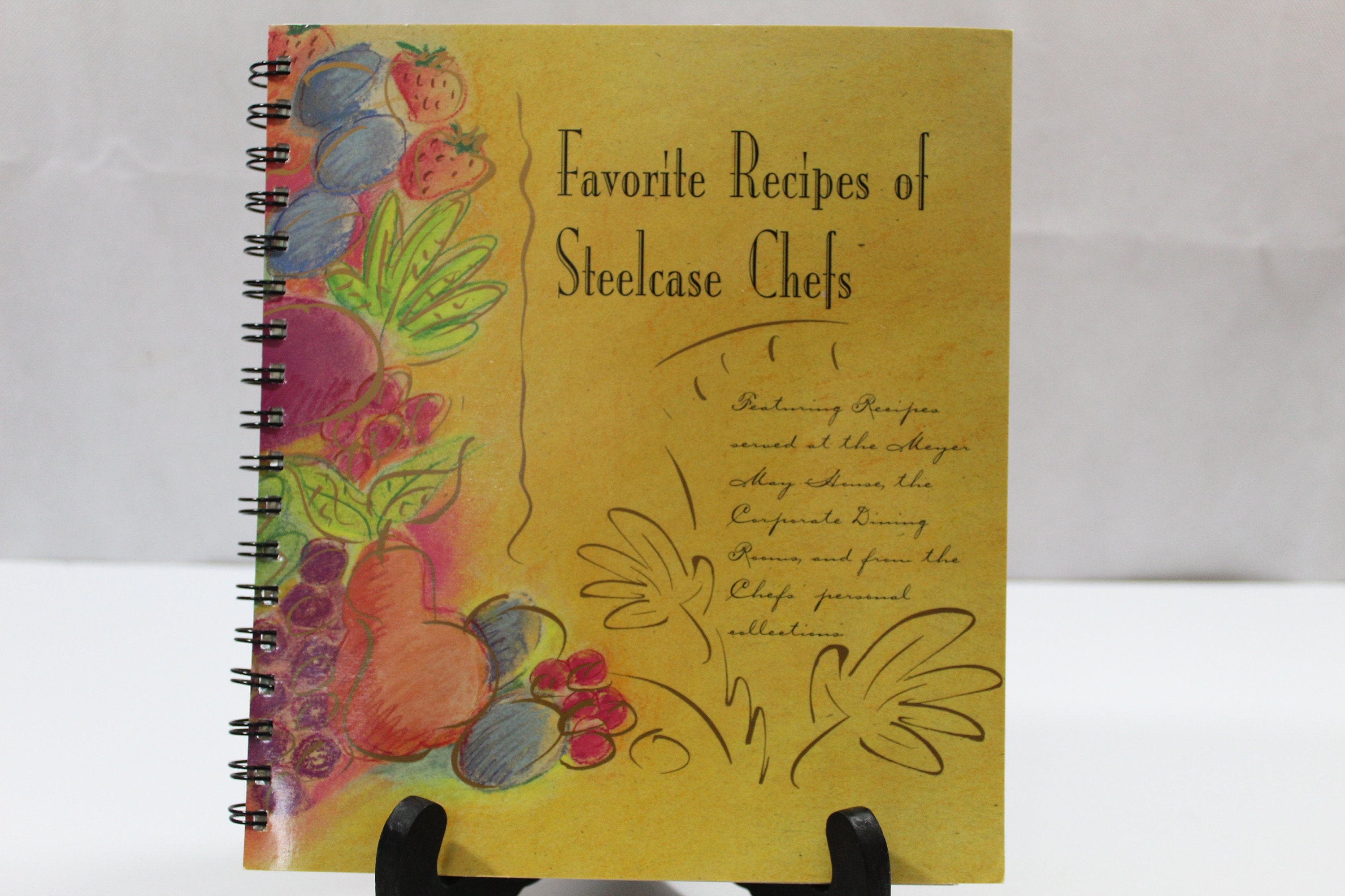 1991 Favorite Recipes of Steelcase Chefs Cookbook - Etsy
