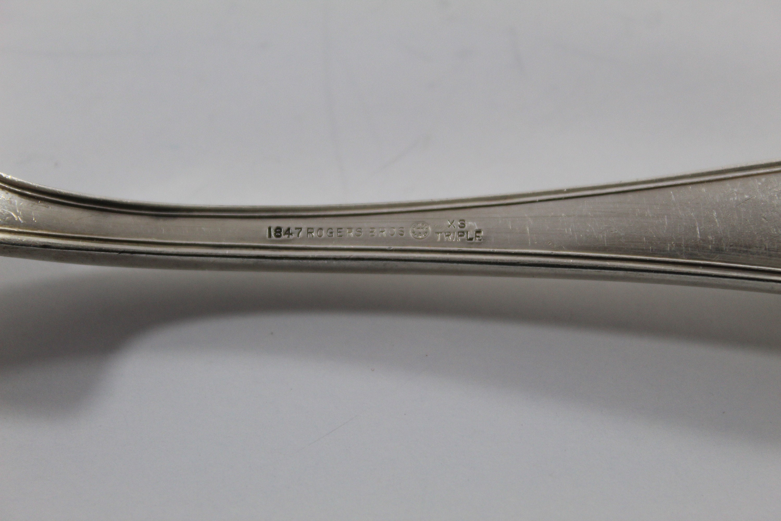 Vintage 1847 Rogers XS Triple Silverplate Flat Handle Master Butter ...