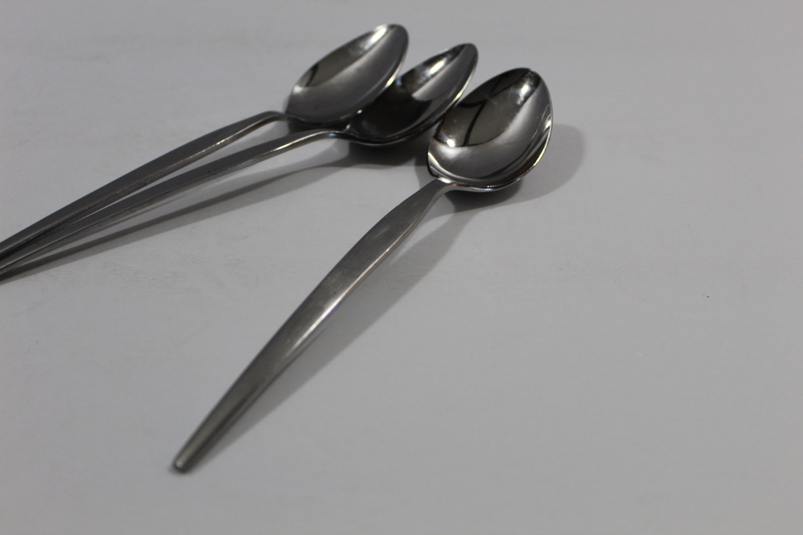 3 Vintage Epic Oval Soup Spoons, Custom Stainless Japan Prince Place ...