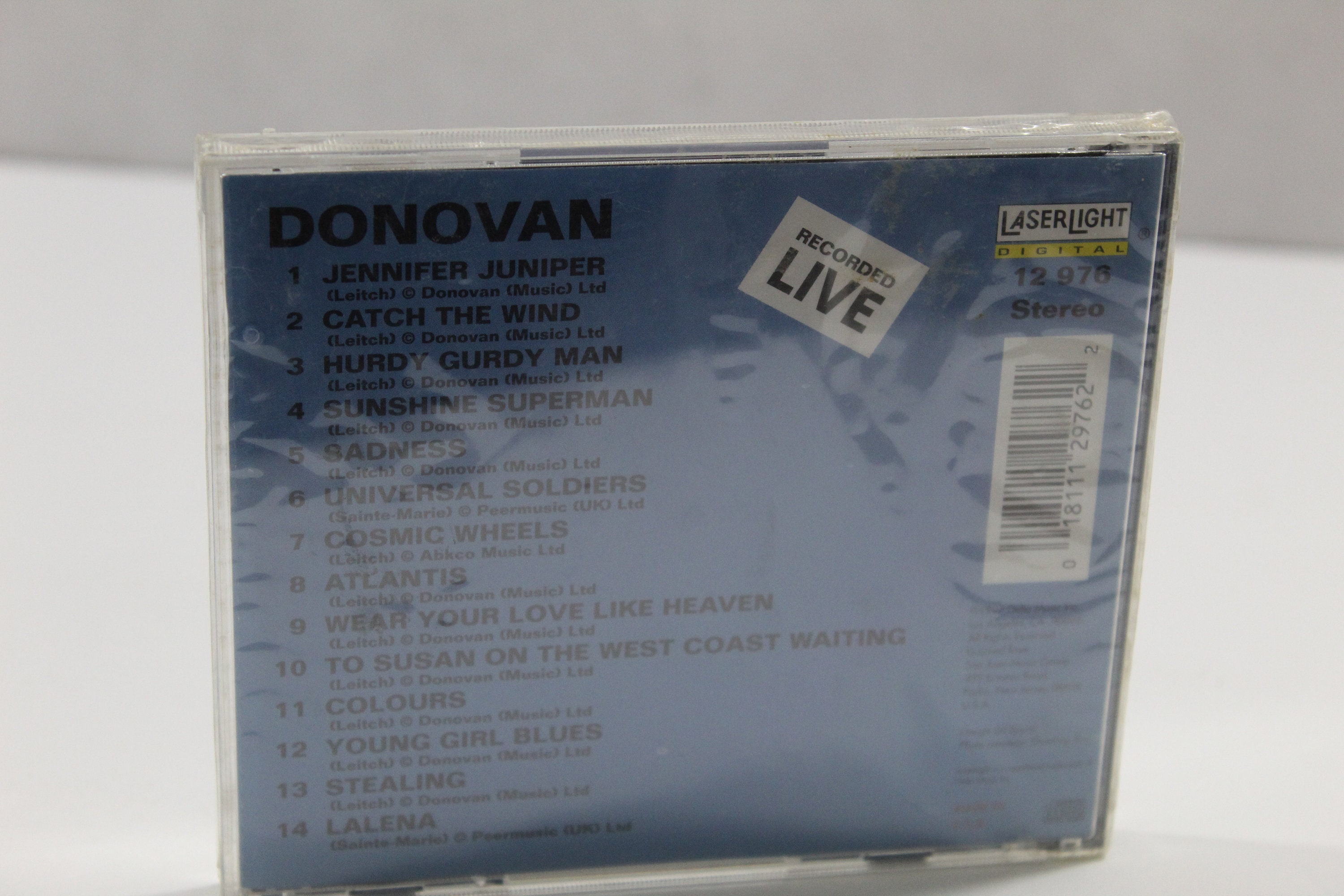 1997 Donovan Greatest Hits Acoustic Live CD New in Package - Etsy