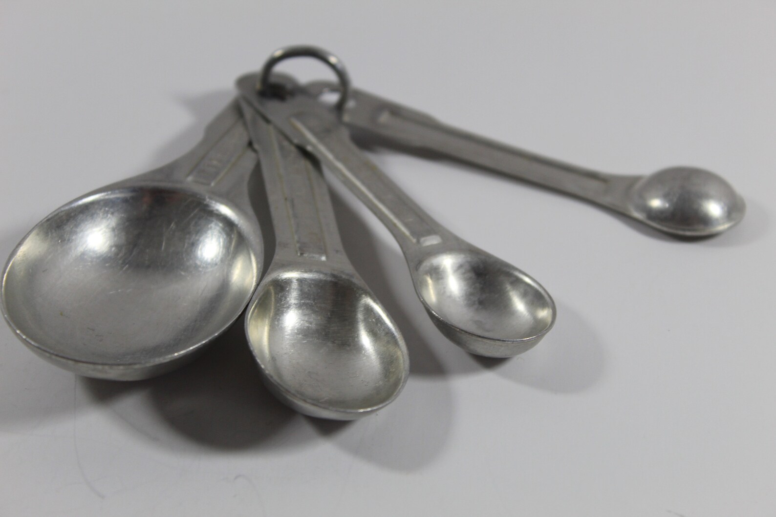 Aluminum Measuring Spoons, Set of 4 Sizes, Baking Accessories, Cooking ...