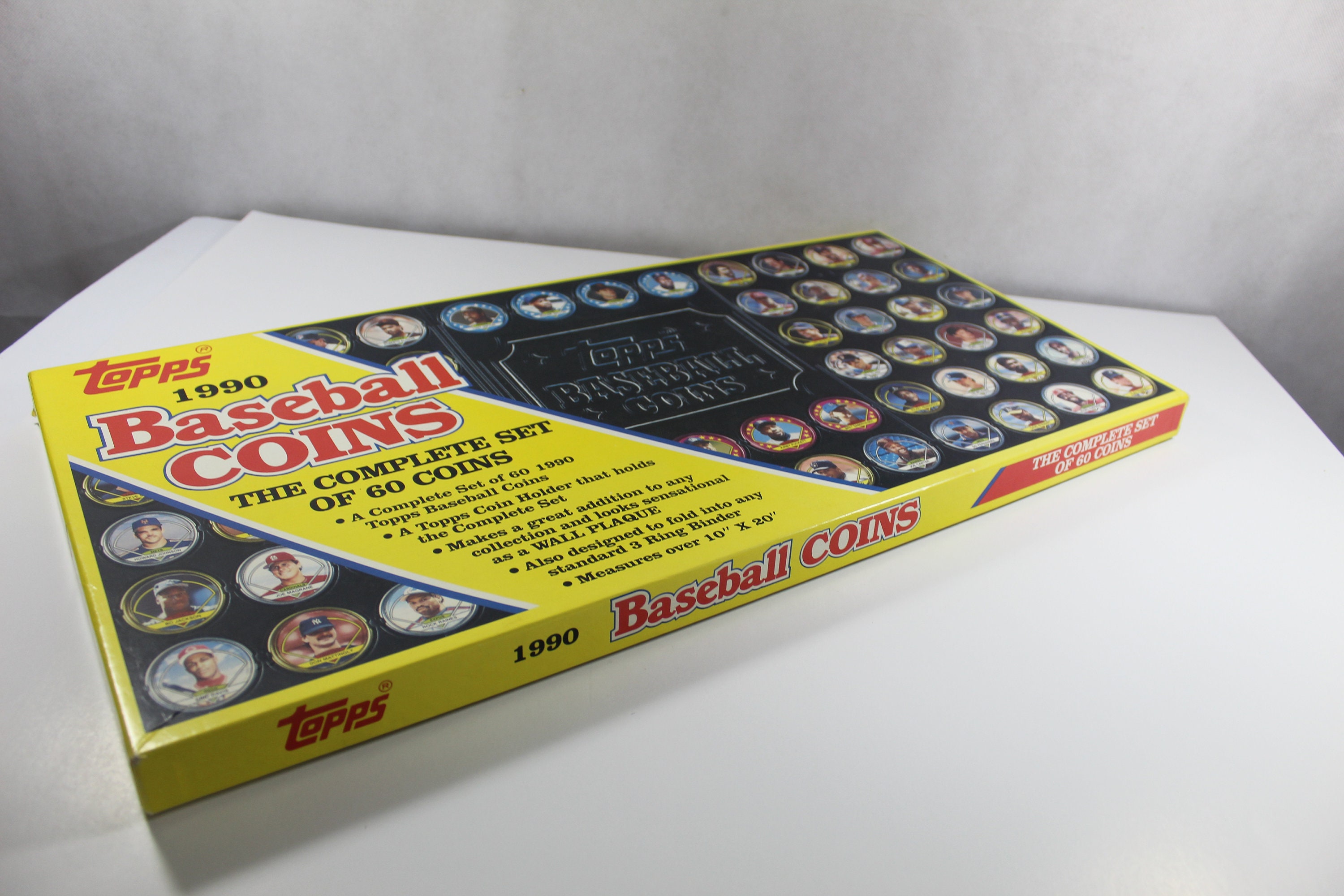 1990 Topps Baseball Coins Complete Set of 60 in Original Box - Etsy
