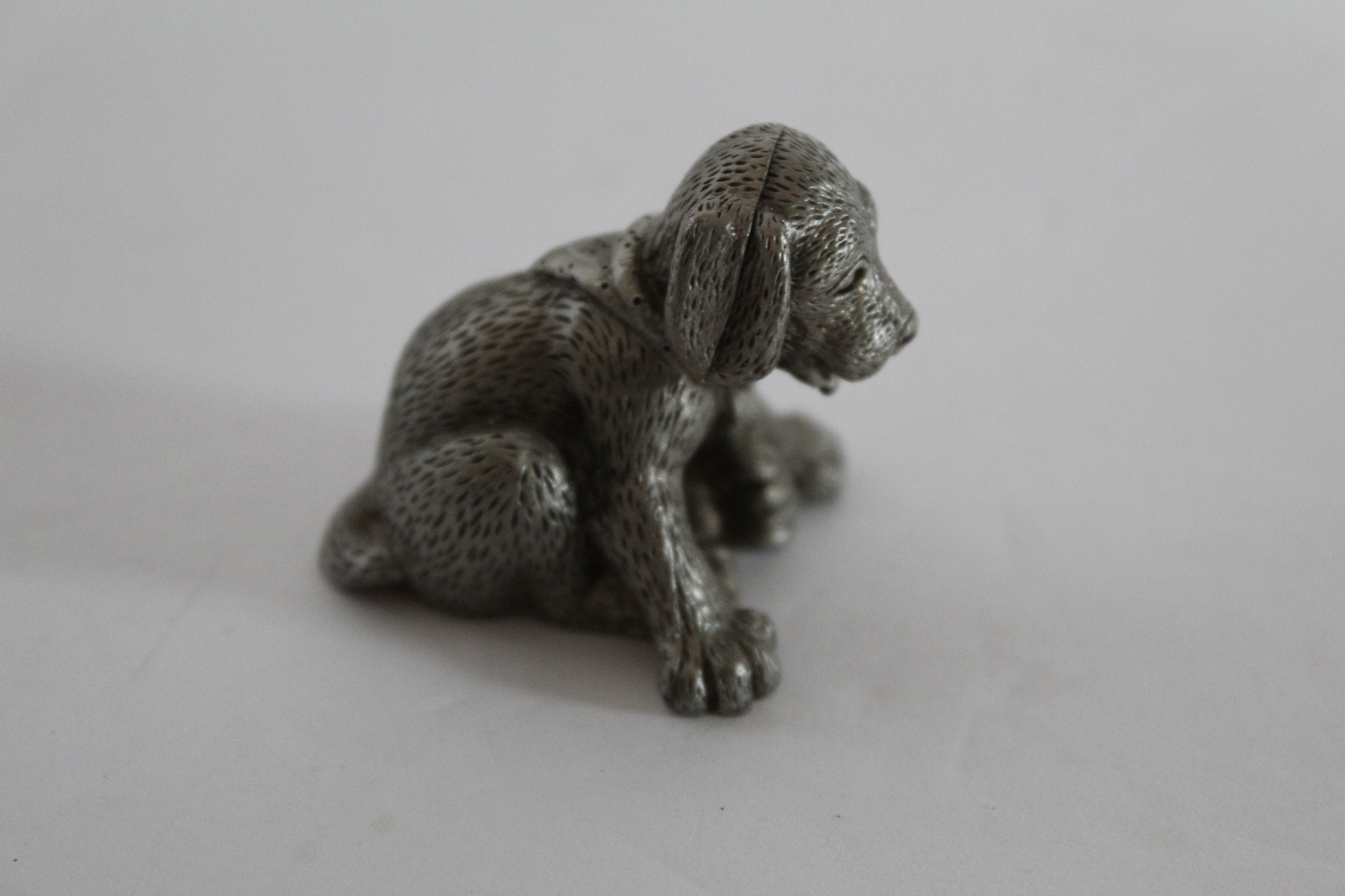 Fort Pewter Puppy, Kerchiefed Puppy Lab or Retriever Puppy - Etsy