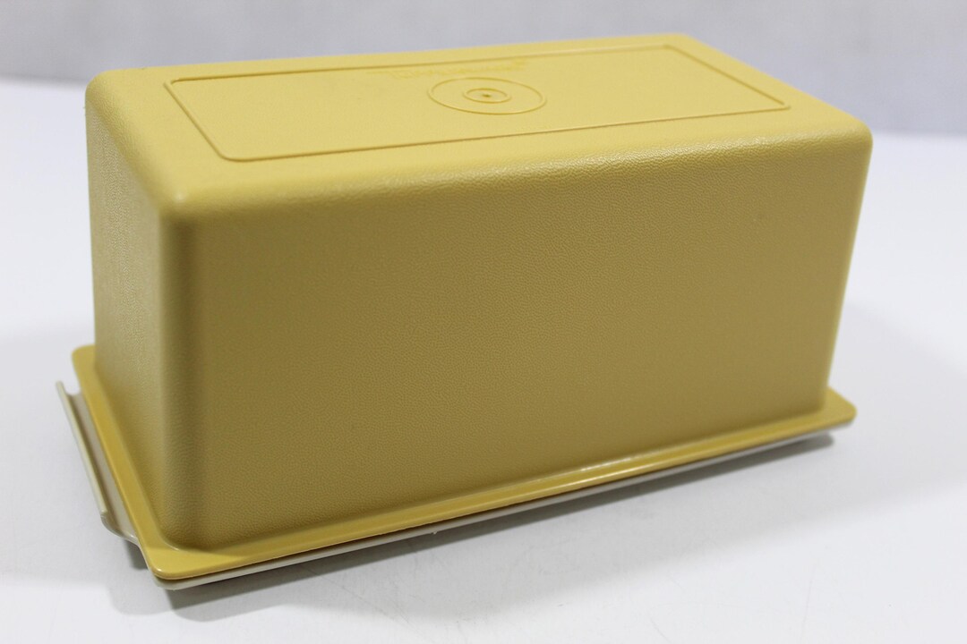 Vintage Tupperware 1 Pound Butter Keeper Tray, Harvest Gold 638-11 ...