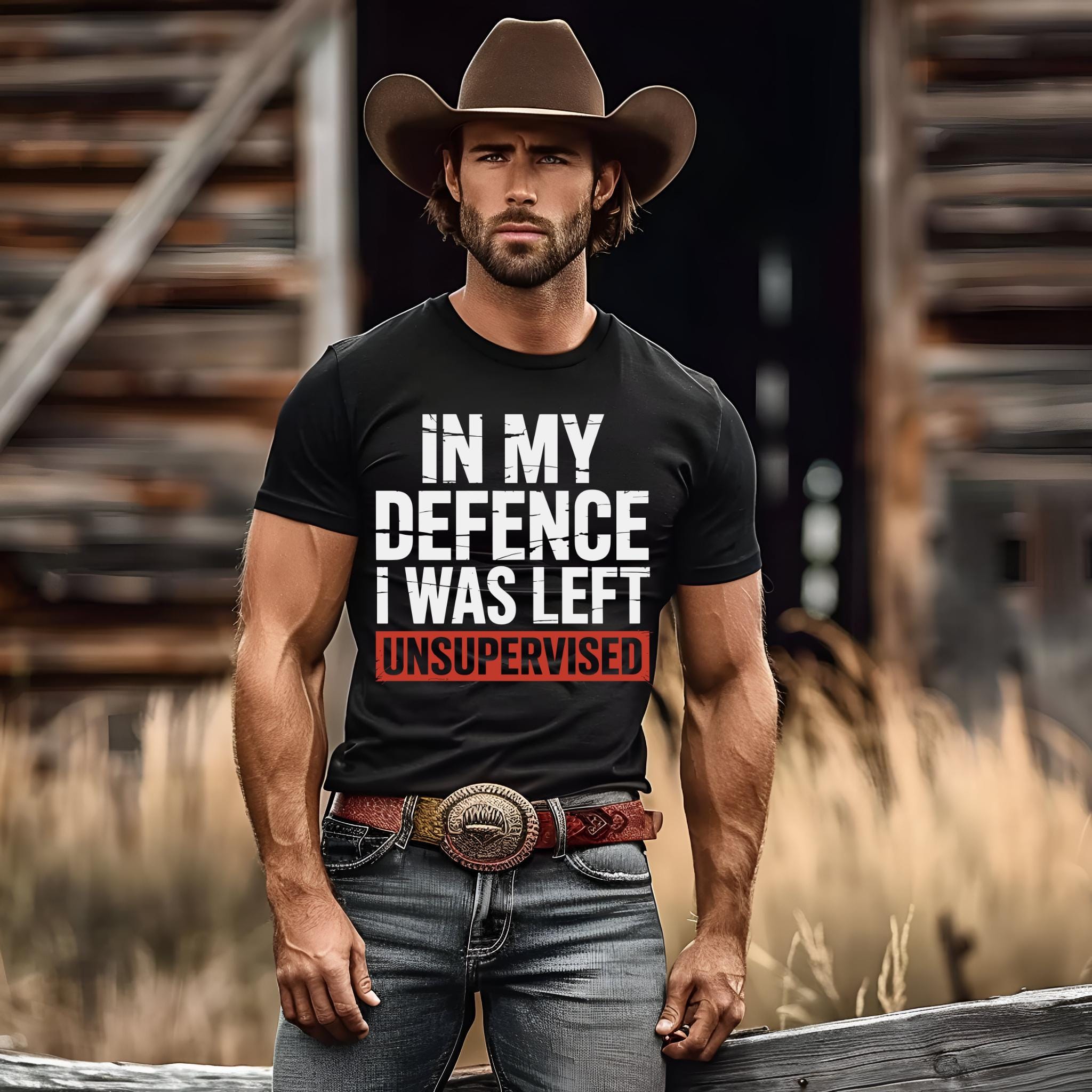 In My Defense I Was Left Unsupervised PNG: Funny Sarcastic Quote ...