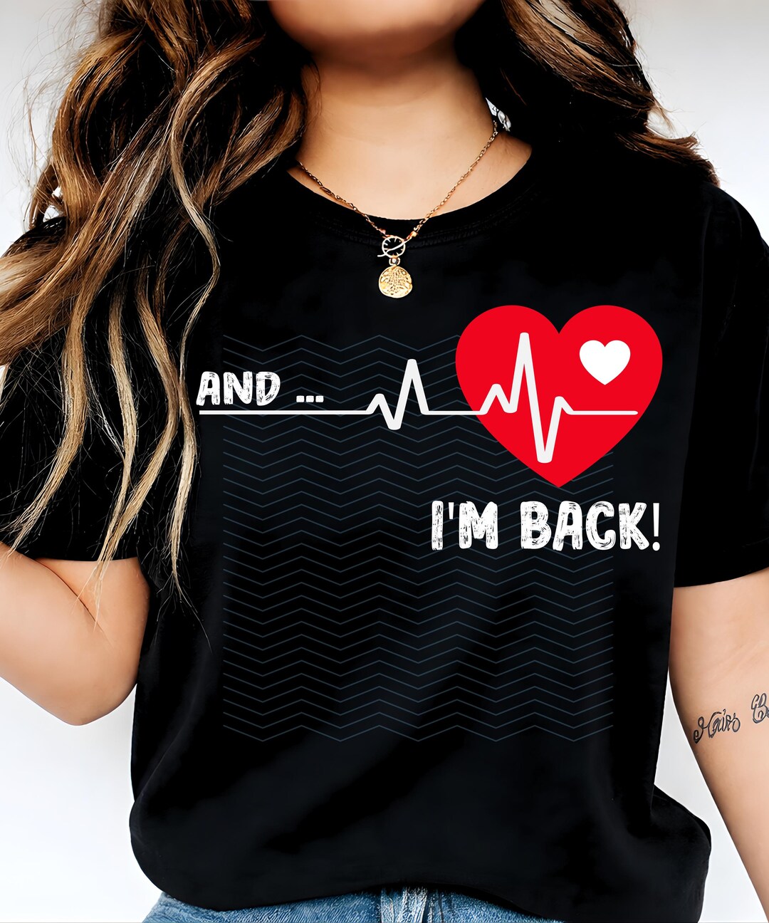 And I'm Back Pulse Line Heartbeat SVG PNG: EKG Heartbeat Pulse Line ...