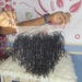 10 Inches Human Hair Sister Locks Frontal.0.2cm Front Lace Small Loc ...