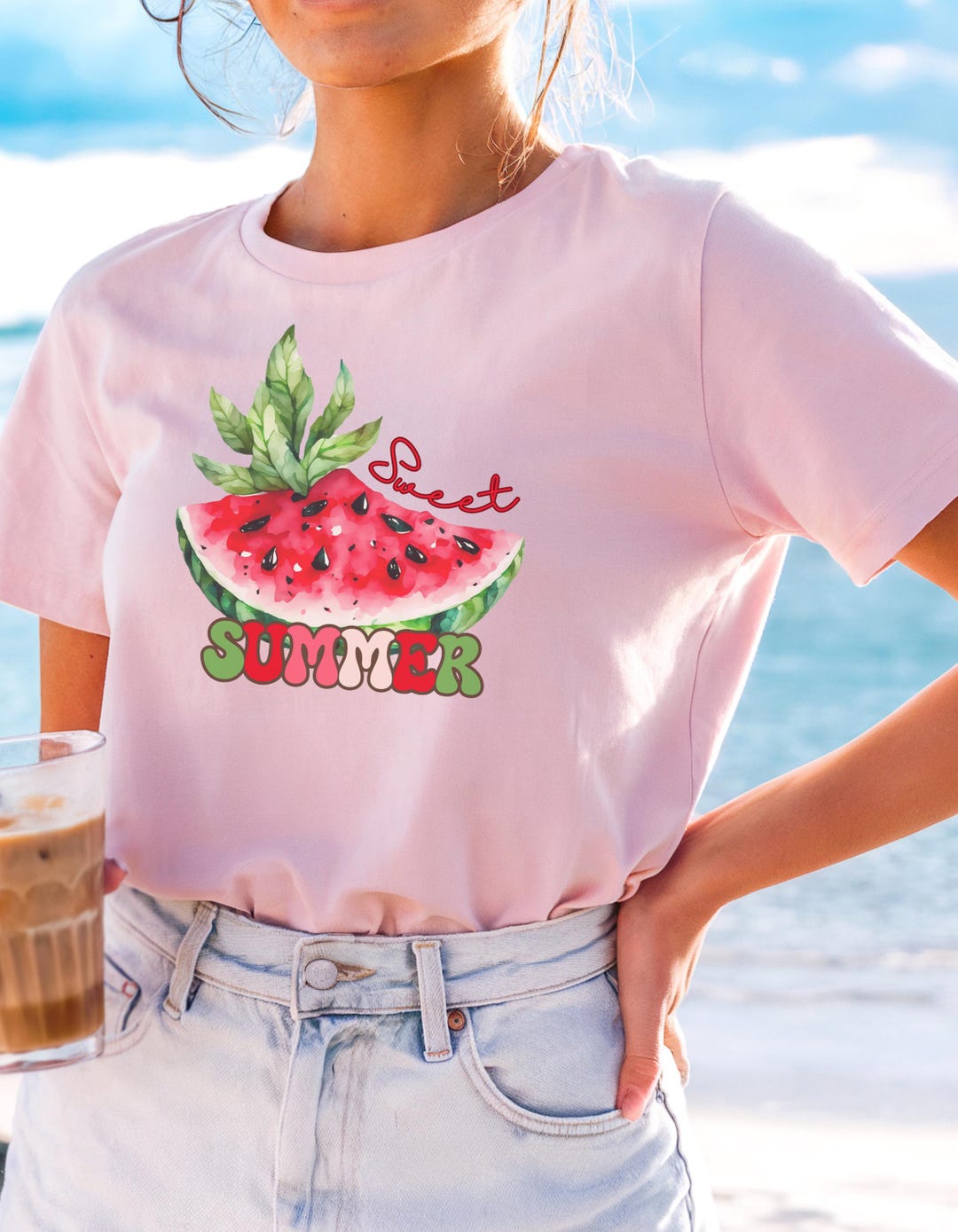 Best Summer Watermelon T-shirt, Cute Summer Shirt, Unisex Tee, Vacation ...