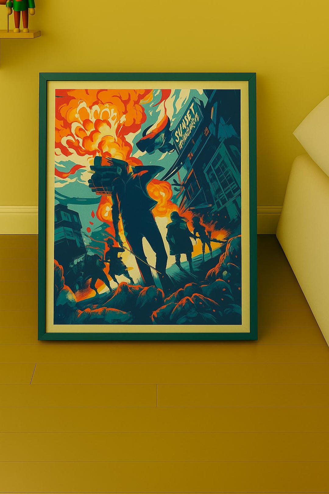 Sunset Overdrive Poster – Explosive Action Wall Art – Gamer Room Decor ...