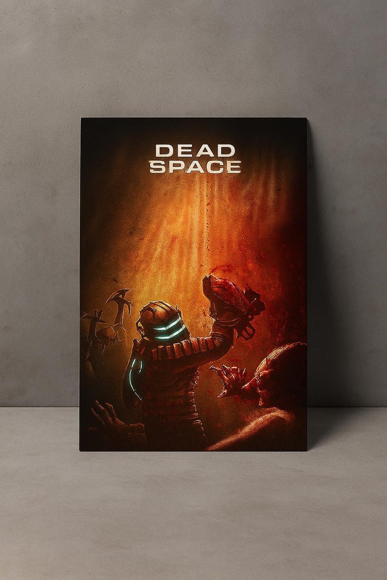 Dead Space Poster – Sci-fi Horror Gamer Room Wall Art - Etsy