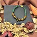 Handmade Macrame Bracelet With Natural Unakite Stone & Squirrel Charm ...