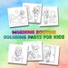 Morning Routine Coloring Pages: Visual Schedule for Kids (PDF) - Etsy
