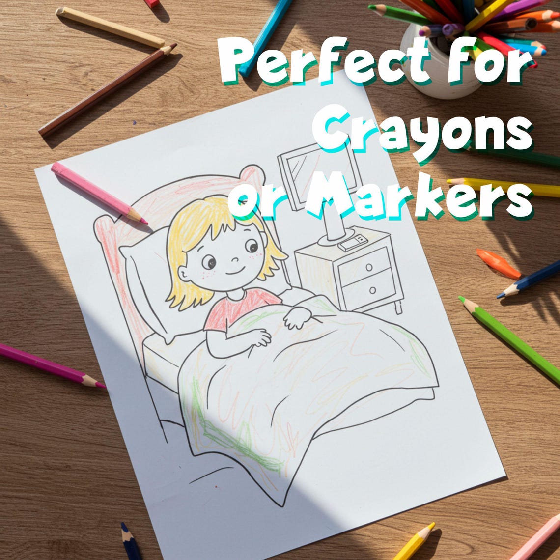 Morning Routine Coloring Pages: Visual Schedule for Kids (PDF) - Etsy