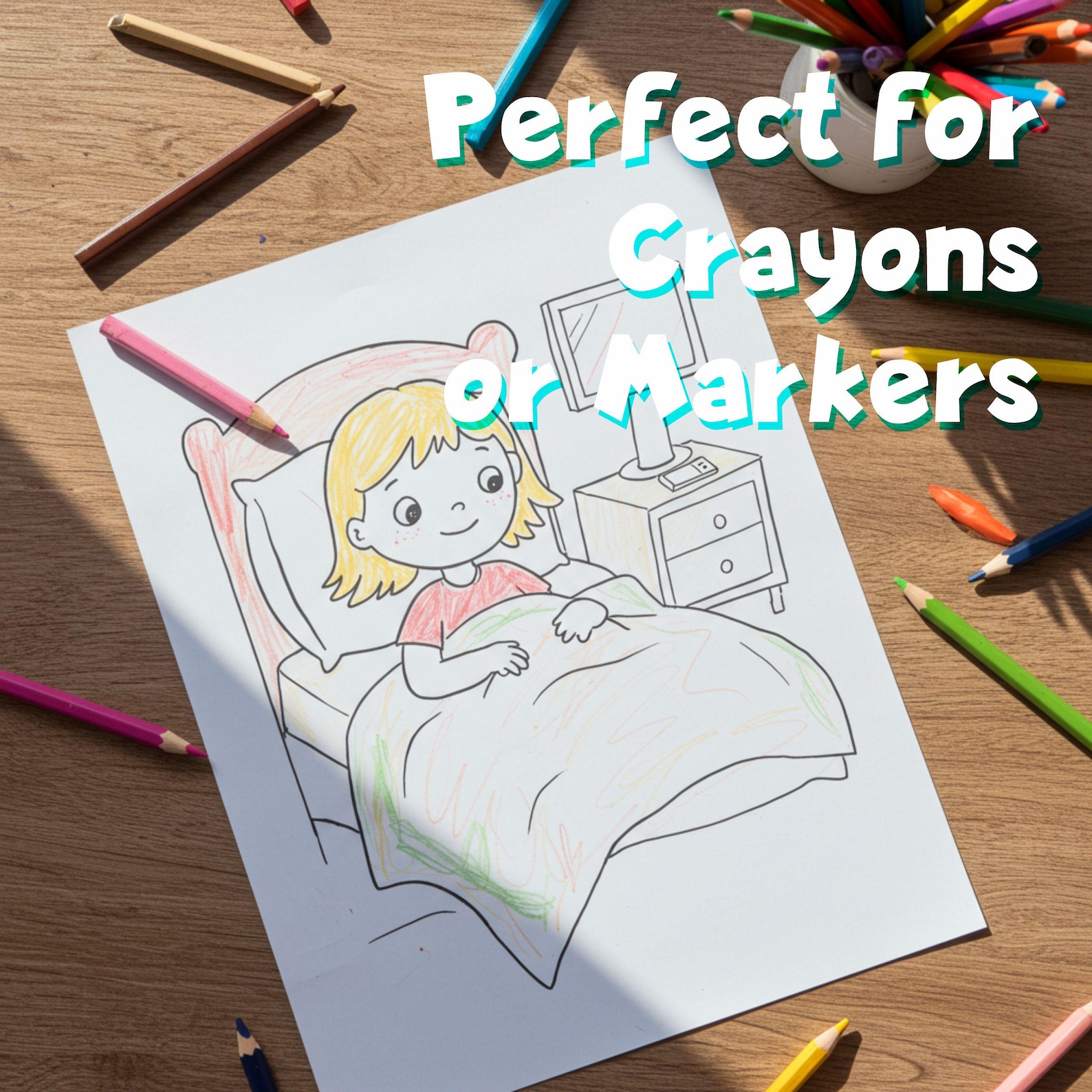 Morning Routine Coloring Pages: Visual Schedule for Kids (PDF) - Etsy