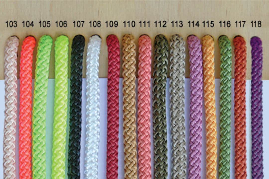 Macrame Rope 4 - 5 Mm (200 Metres), 126 Colors, Macrame Cord, Macrame ...