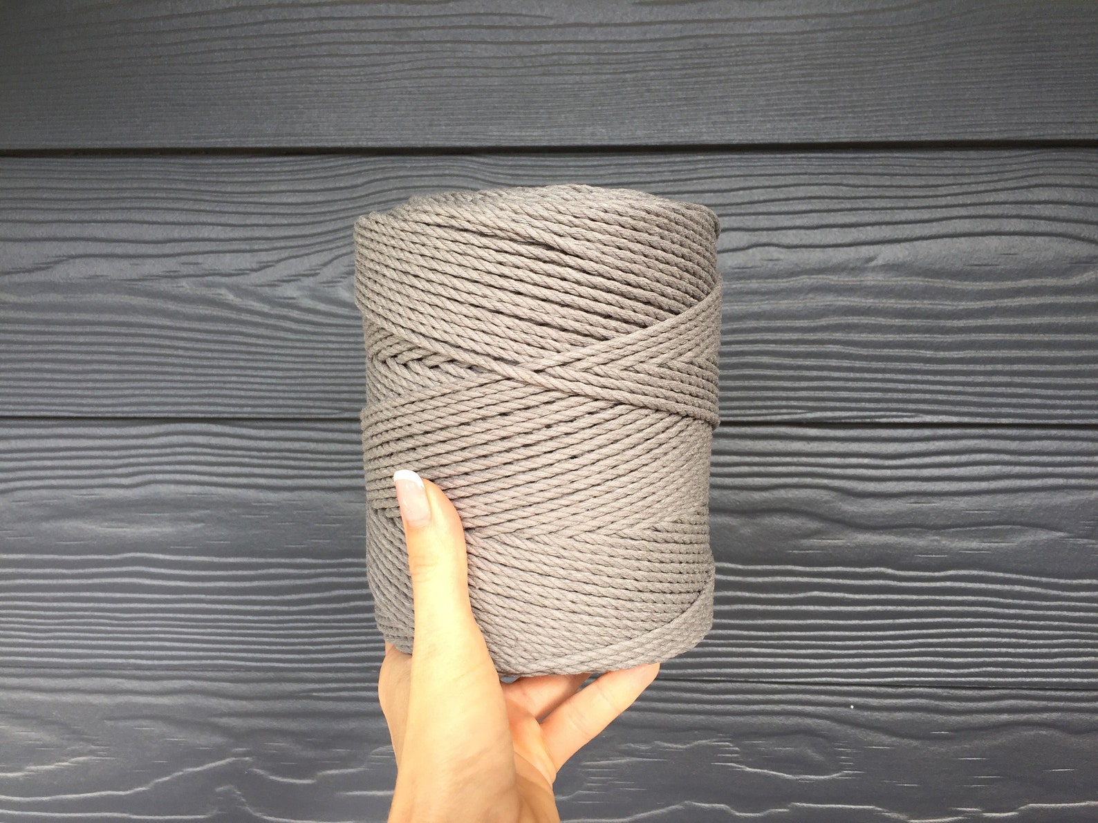 1 kg cotton rope 260 metres 3 mm diameter twisted Cord | Etsy