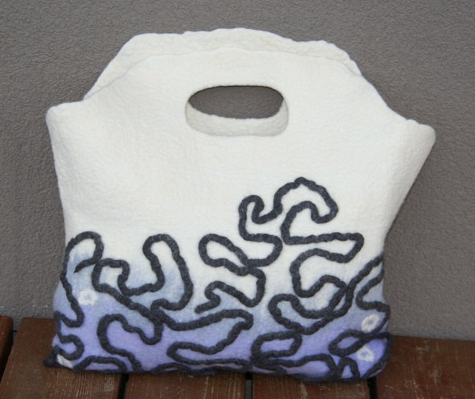 PDF Tutorial Wet Felted Bag purse in English - Etsy