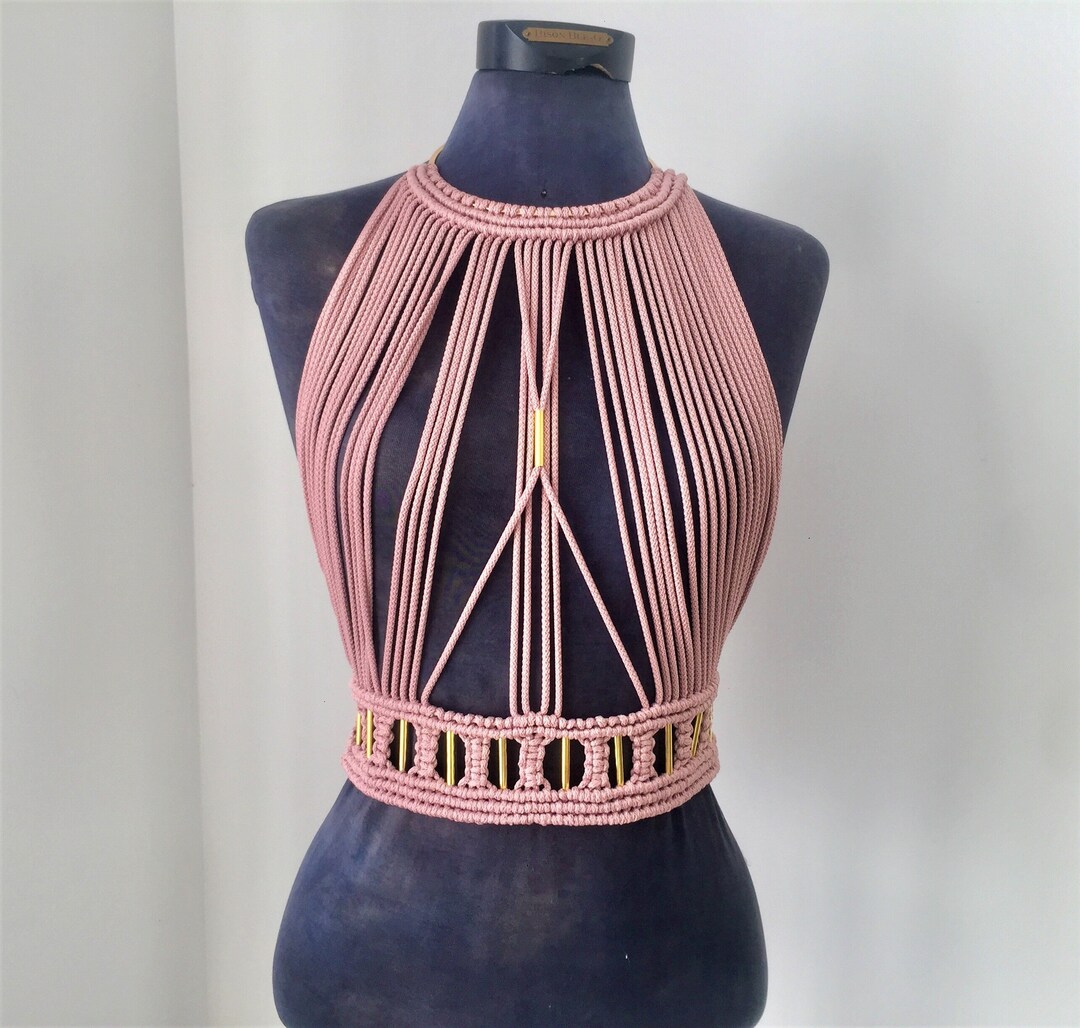 Macrame Top - Sleeveless Top - Boho Chic - Hippie - Bridal - Beach ...