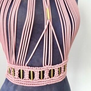 Macrame Top Sleeveless Top Boho Chic Hippie Bridal - Etsy