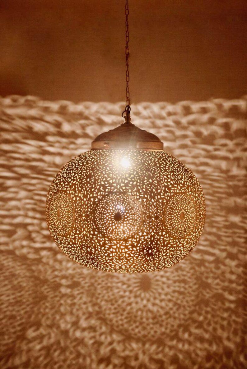 Large Moroccan Lamp – Moroccan Lantern-moroccan Decor-pendant Lights ...