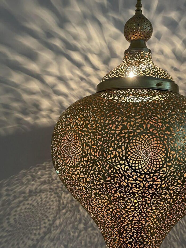 Moroccan Lamp Pendant Light, Ceiling Fan With Light, Pendant Light ...